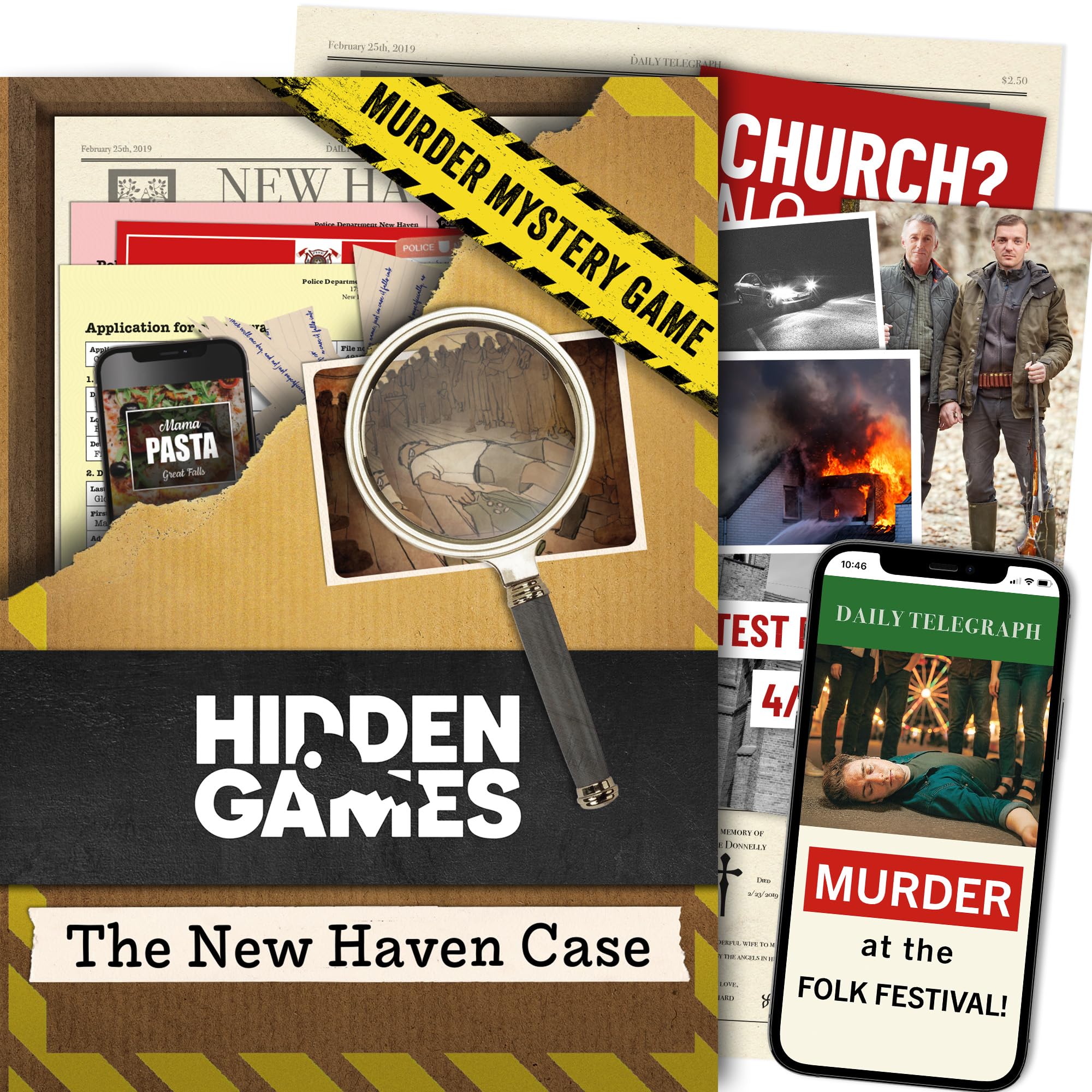 Mua Hidden Games Murder Mystery Game – Solve a Crime at a Folk Festival ...