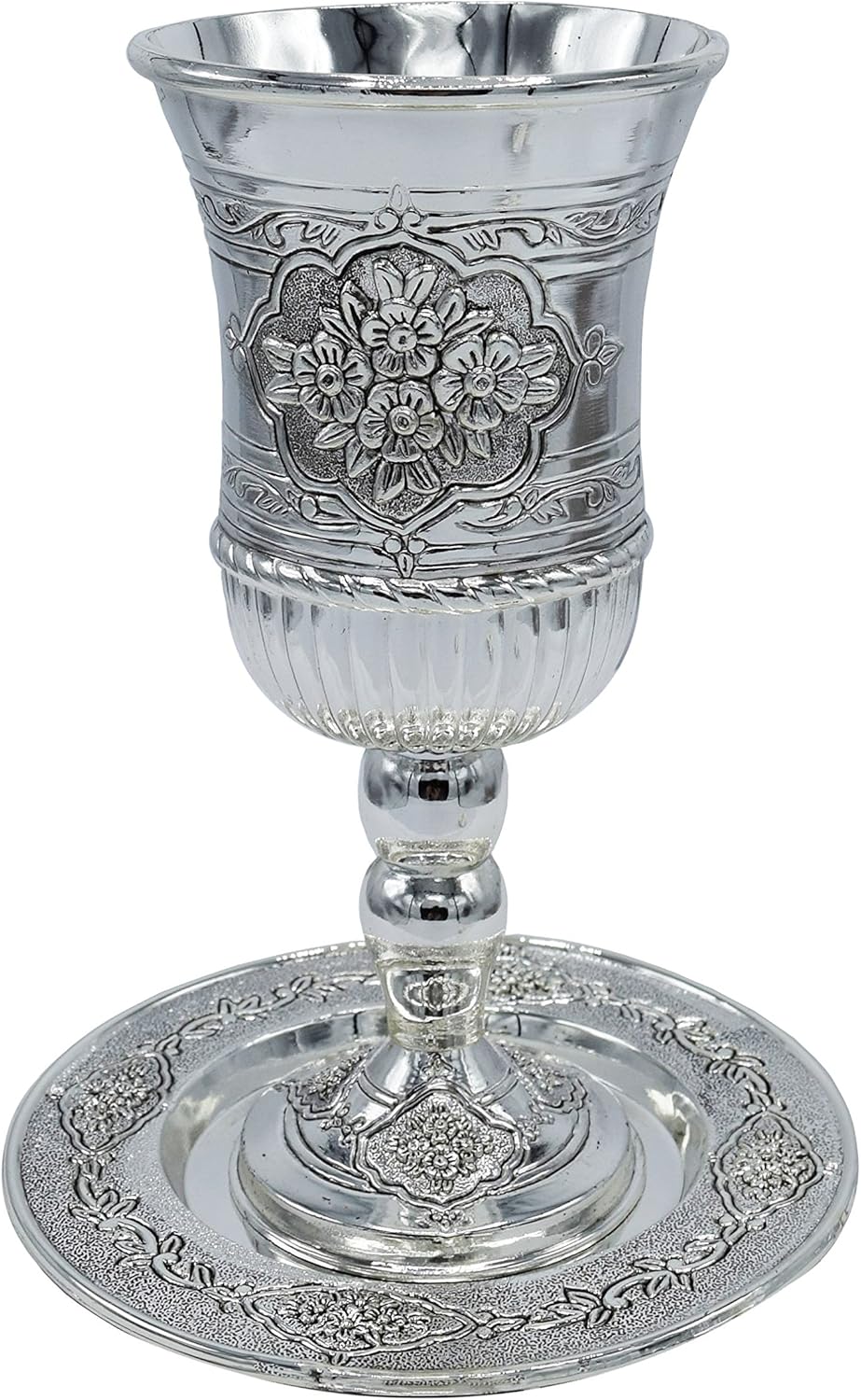 Kiddush Cup Spice Box Gift Zion Judaica Havdalah Set - Enamel Metal ...