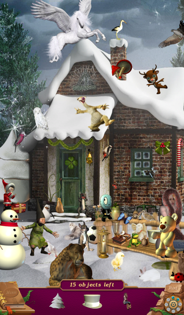 Hidden Objects Winter Magic & 3 puzzle games:Amazon.ca:Appstore for Android