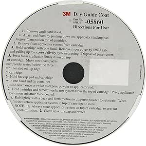 Amazon.com: 3M Dry Guide Coat Cartridge, 05860, 1.75 oz (50 g), Dark ...