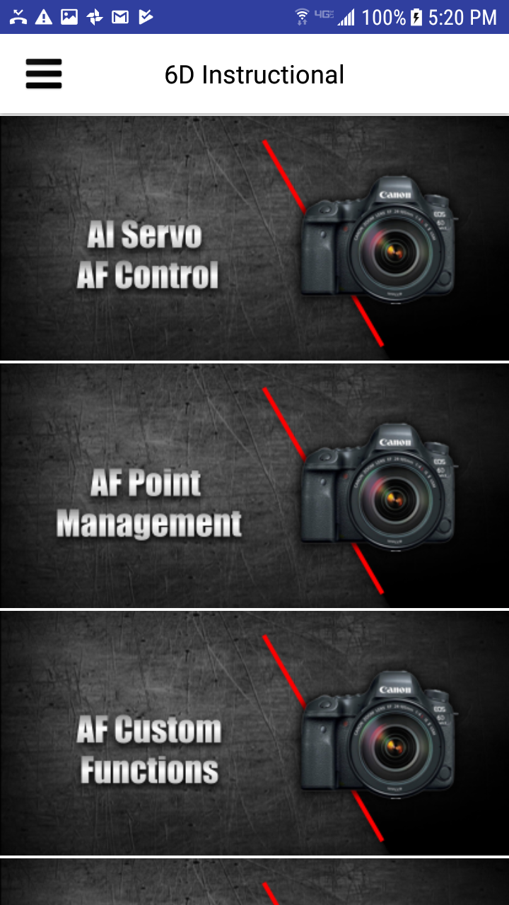 Canon 6D mark II Training:Amazon.co.jp:Appstore for Android