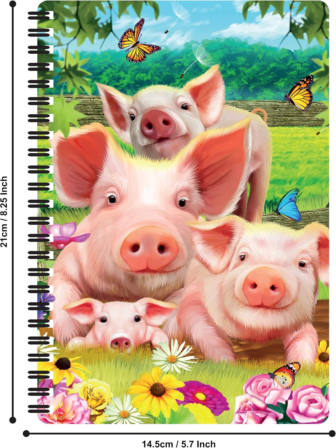 3D LiveLife A5 Notebook – Pig Pen from Deluxebase. 80 Page Lenticular ...
