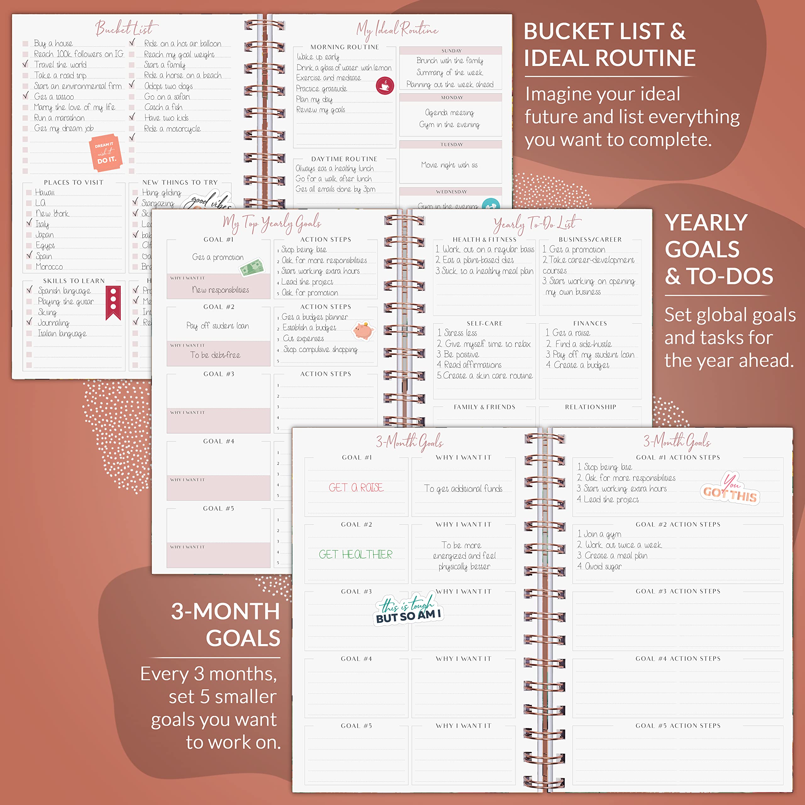 Mua PLANBERRY Weekly Planner – Undated Life Organizer & Budget Planner ...
