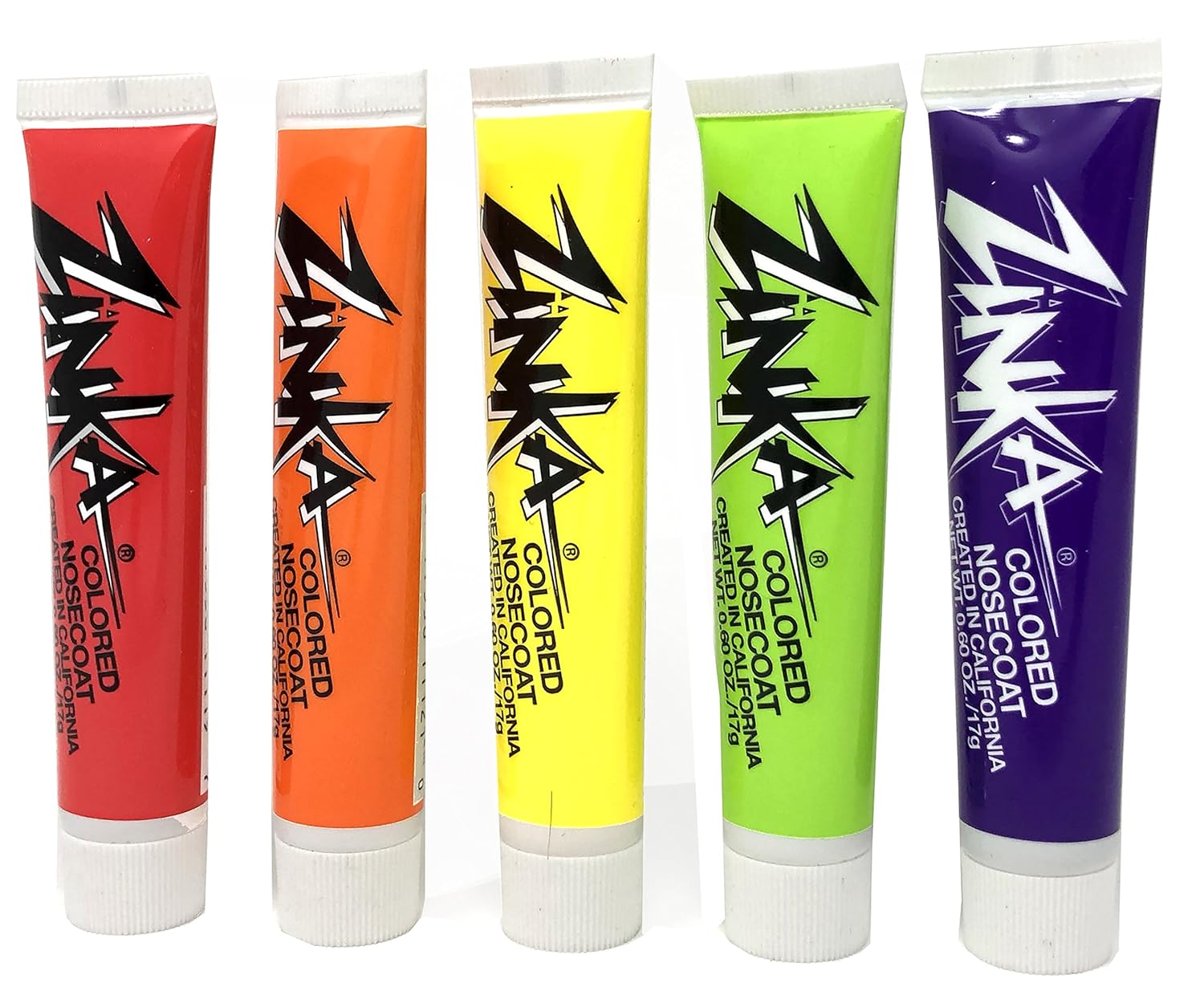Amazon.com : Zinka Zinc Oxide Nosecoat Sunscreen Variety Pack of 5 ...