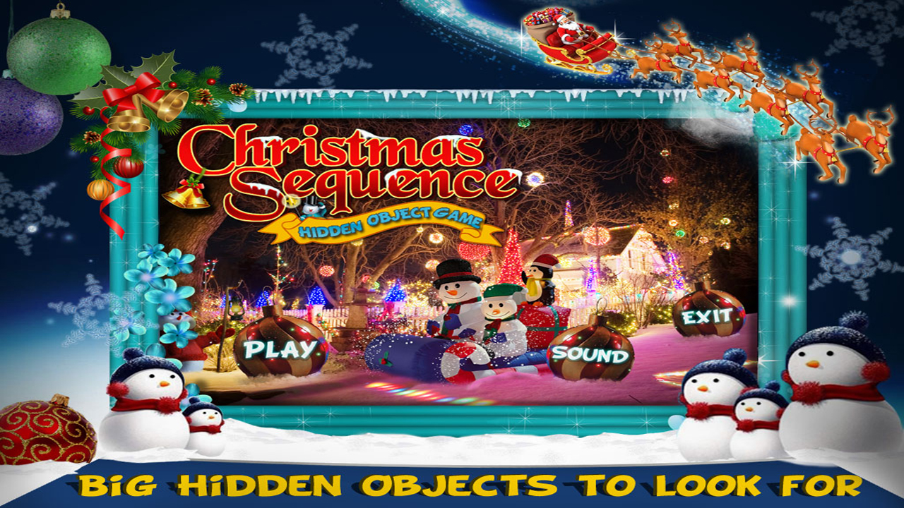 Free Hidden Object Games - Christmas Sequence - Find 250 new hidden ...