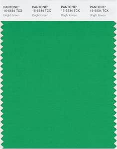 PANTONE Smart 15-5534X Color Swatch Card, Bright Green - Wall Decor ...