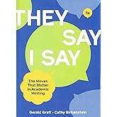 Amazon.com: "They Say / I Say" with Readings: 9780393538731: Graff ...