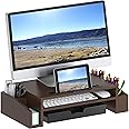 Amazon.com: Simple Houseware Desk Monitor Stand Riser with Adjustable ...