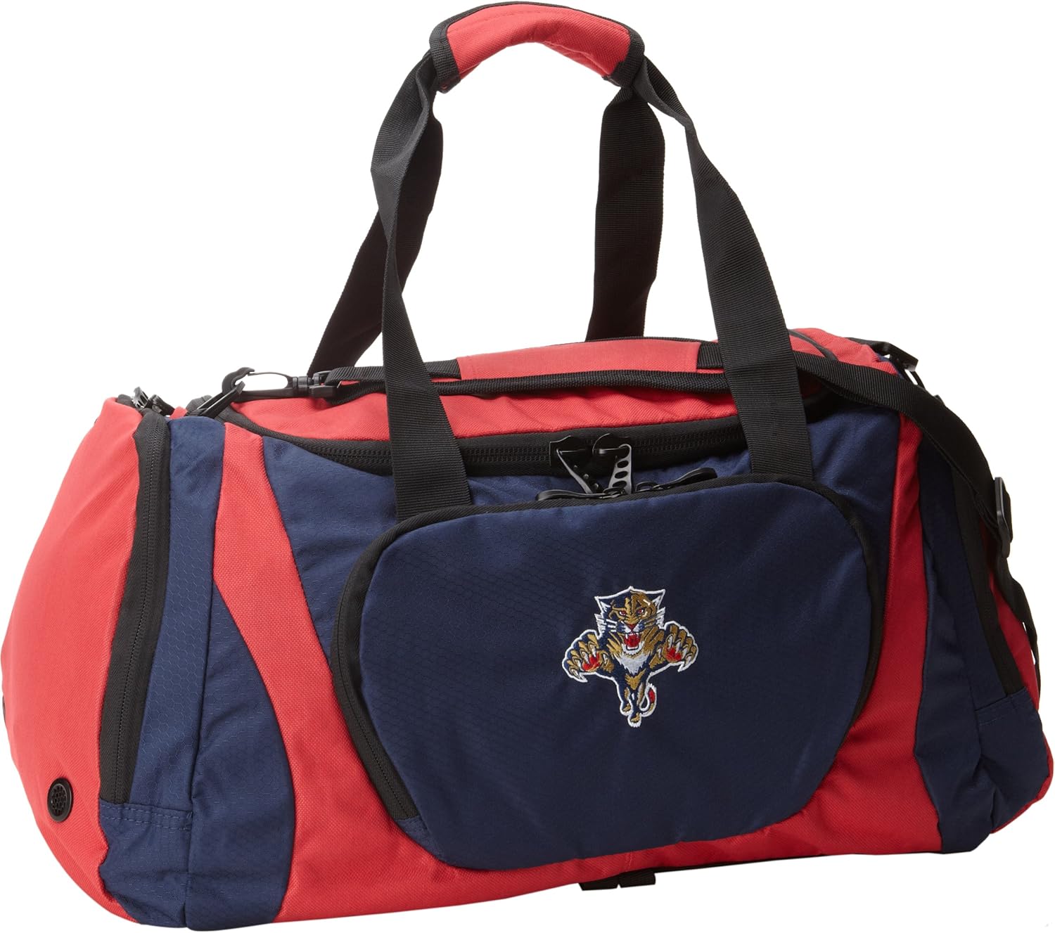 Amazon.com : NHL Florida Panthers Two Color Duffle Bag : Sports Fan ...
