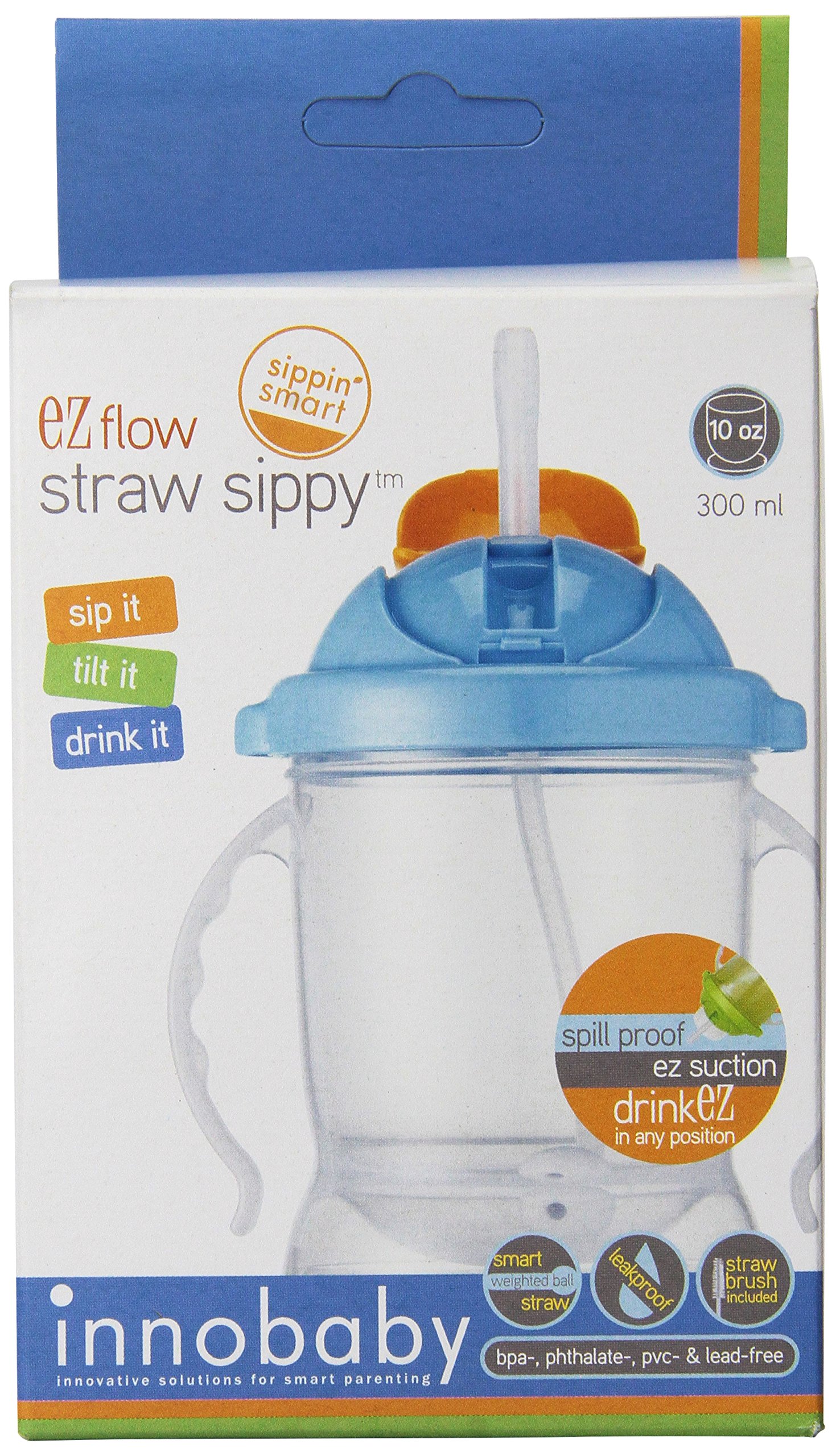 Amazon.com : Innobaby Sippin Smart EZ Flow Replacement Straws, 2 Count ...