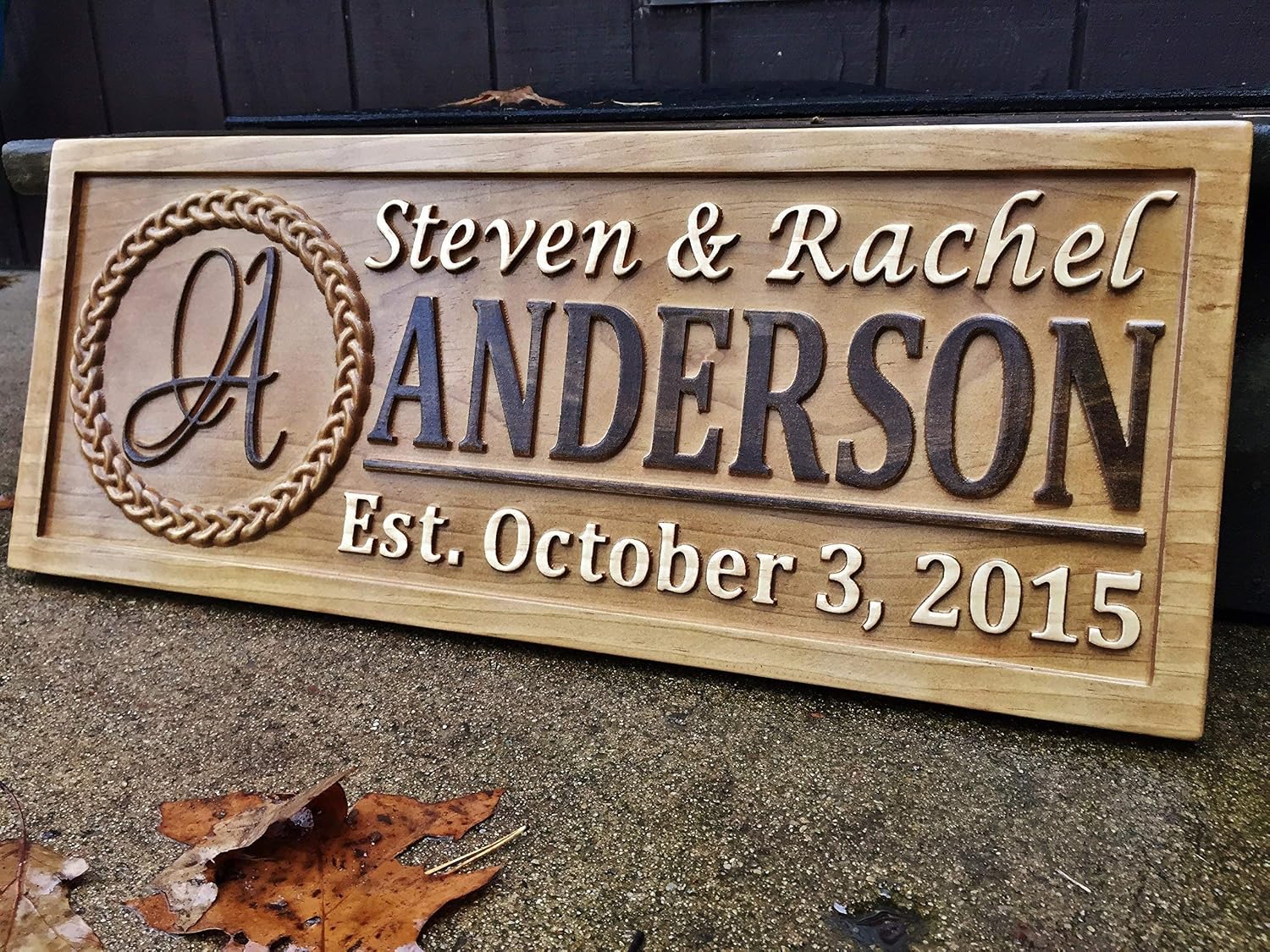 Amazon Personalized Wedding Gift Last Name Established Sign Family Amazon Personalized Wedding Gift Last Name Established Sign Family