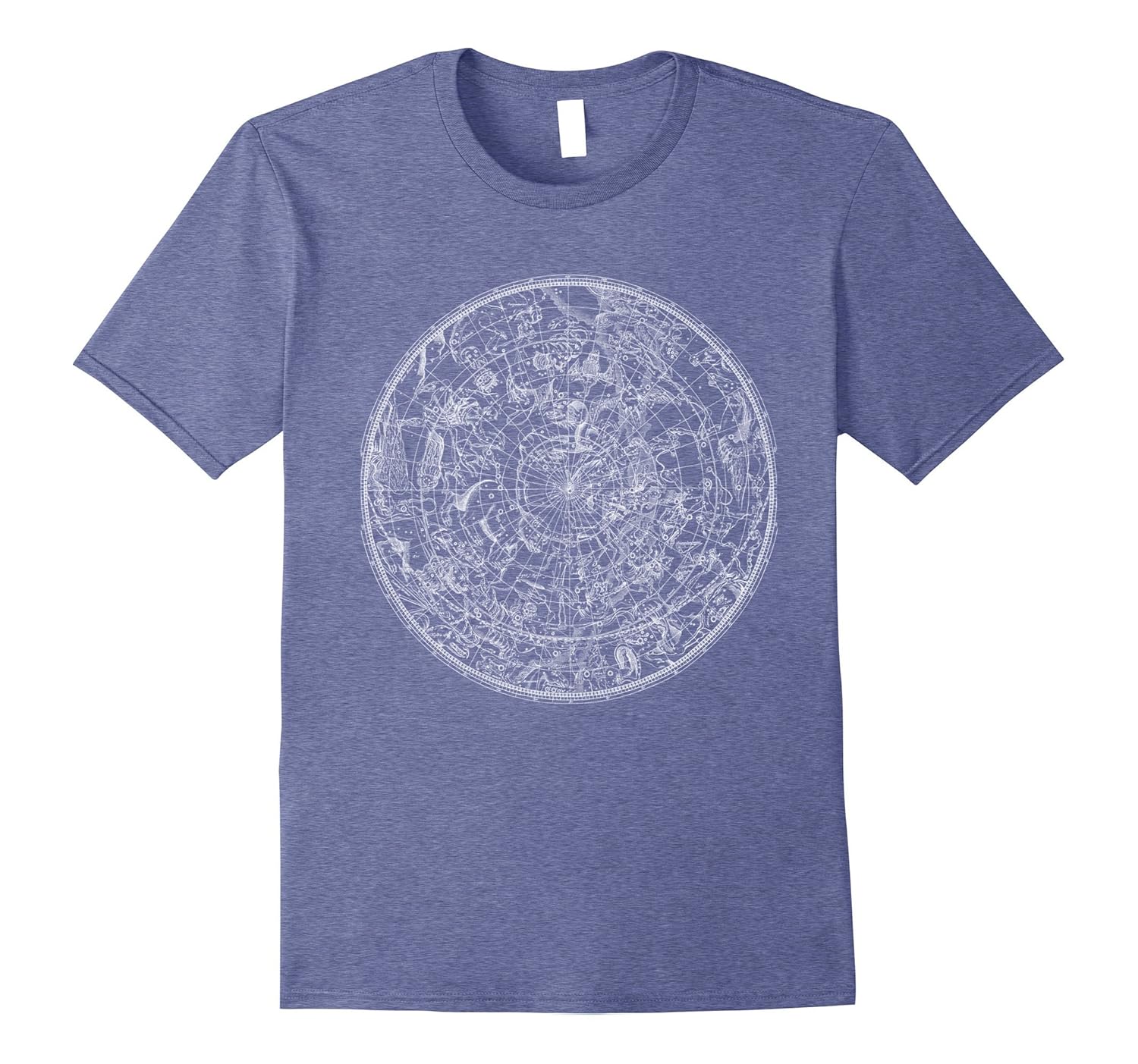 Cute Vintage North Sky Map Star Chart Constellation Shirt-TH – TEEHELEN