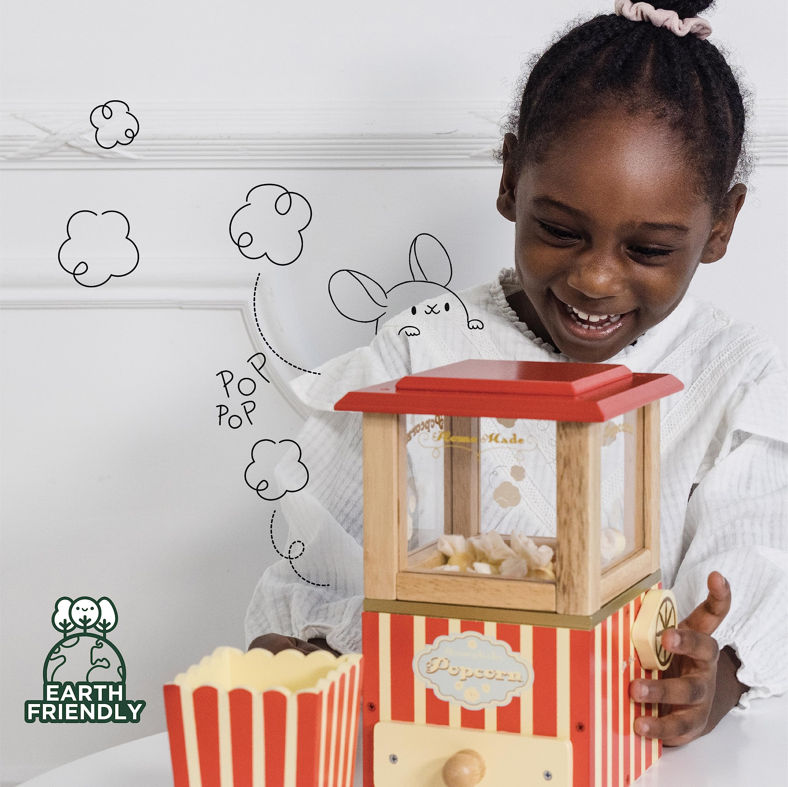 Mua Wooden Honeybake Retro Popcorn Machine | Cinema, Kitchen Or Movies ...