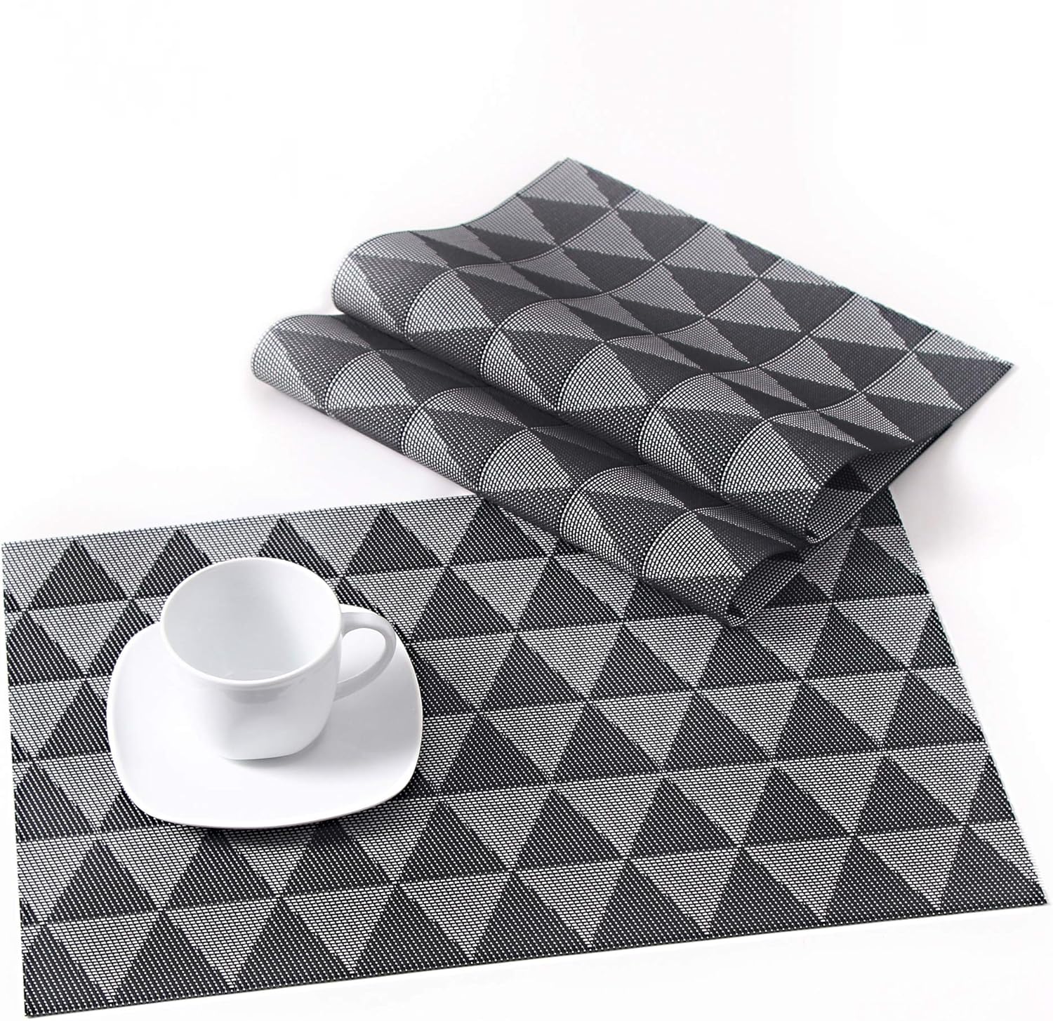 LOVECASA , 6 Pcs Set de Table Plastique PVC,Soucpoue Inclus, Napperons ...