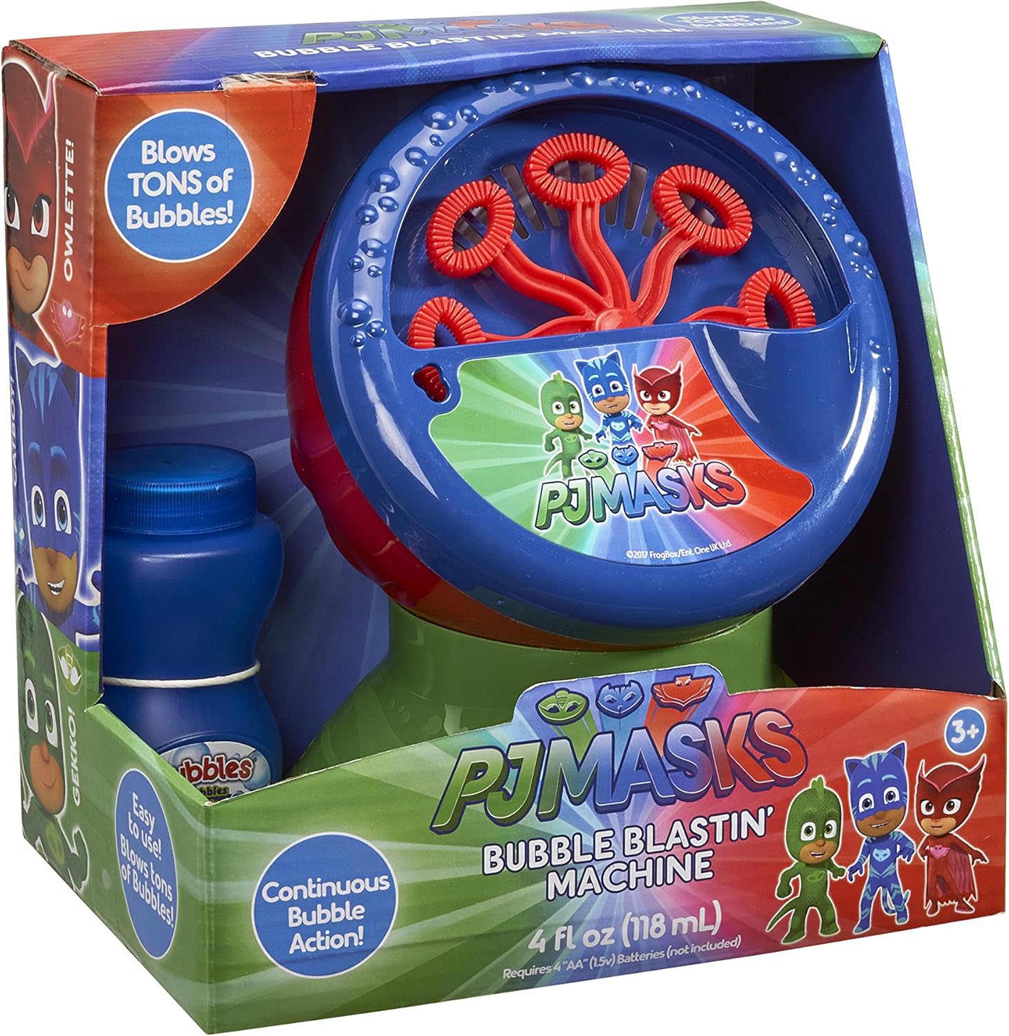 Amazon.com: Little Kids PJ Masks Bubble Blastin Machine: Toys & Games