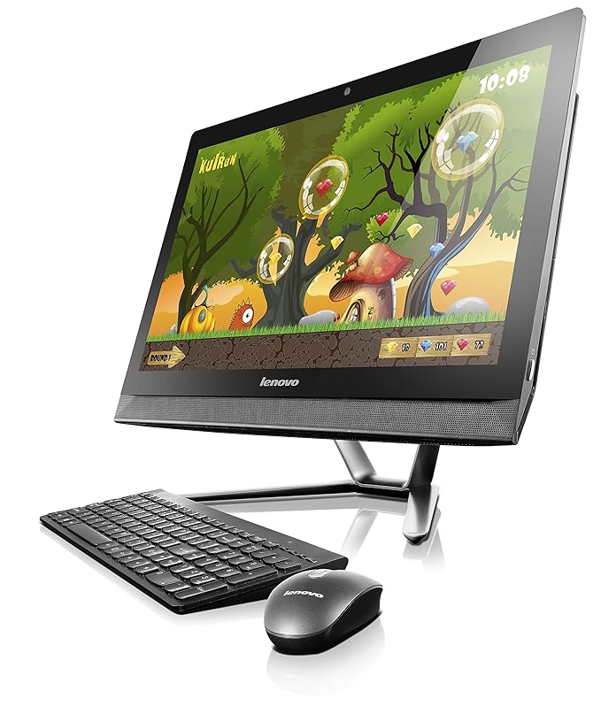 Lenovo C50-30 23-Inch All-in-One Touchscreen Desktop i3-4005U, 8GB, 1TB ...