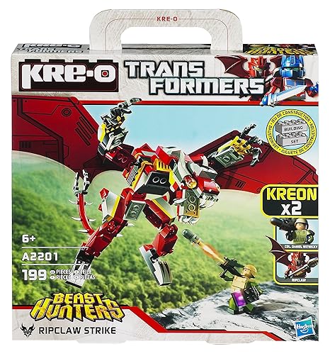 Hasbro A2201E24 Kre O Transformers Red Dragon Construction Kit: Amazon ...
