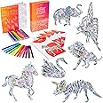 Amazon.com: Puzzles for Kids 3D - Puzzle Gift Set for Coloring with 6 ...