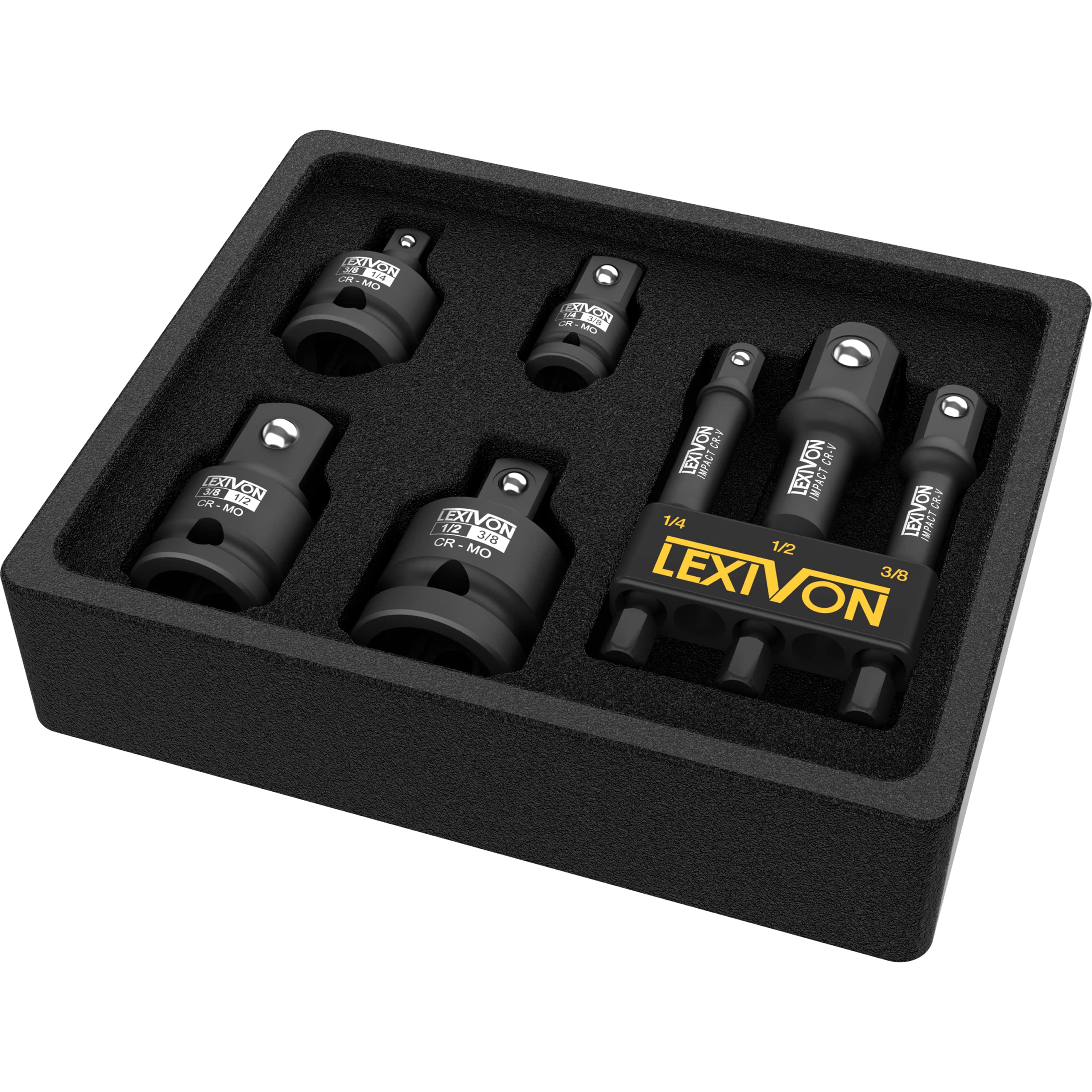 Mua LEXIVON Impact Socket Adapter Combo Kit, 7-piece Increaser, Reducer ...