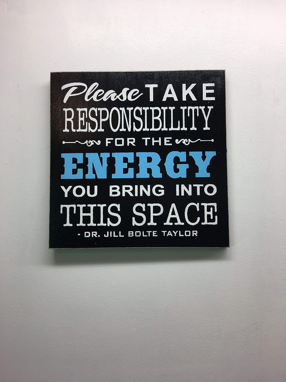 Amazon.com: Please take RESPONSIBILITY for the ENERGY you bring into ...