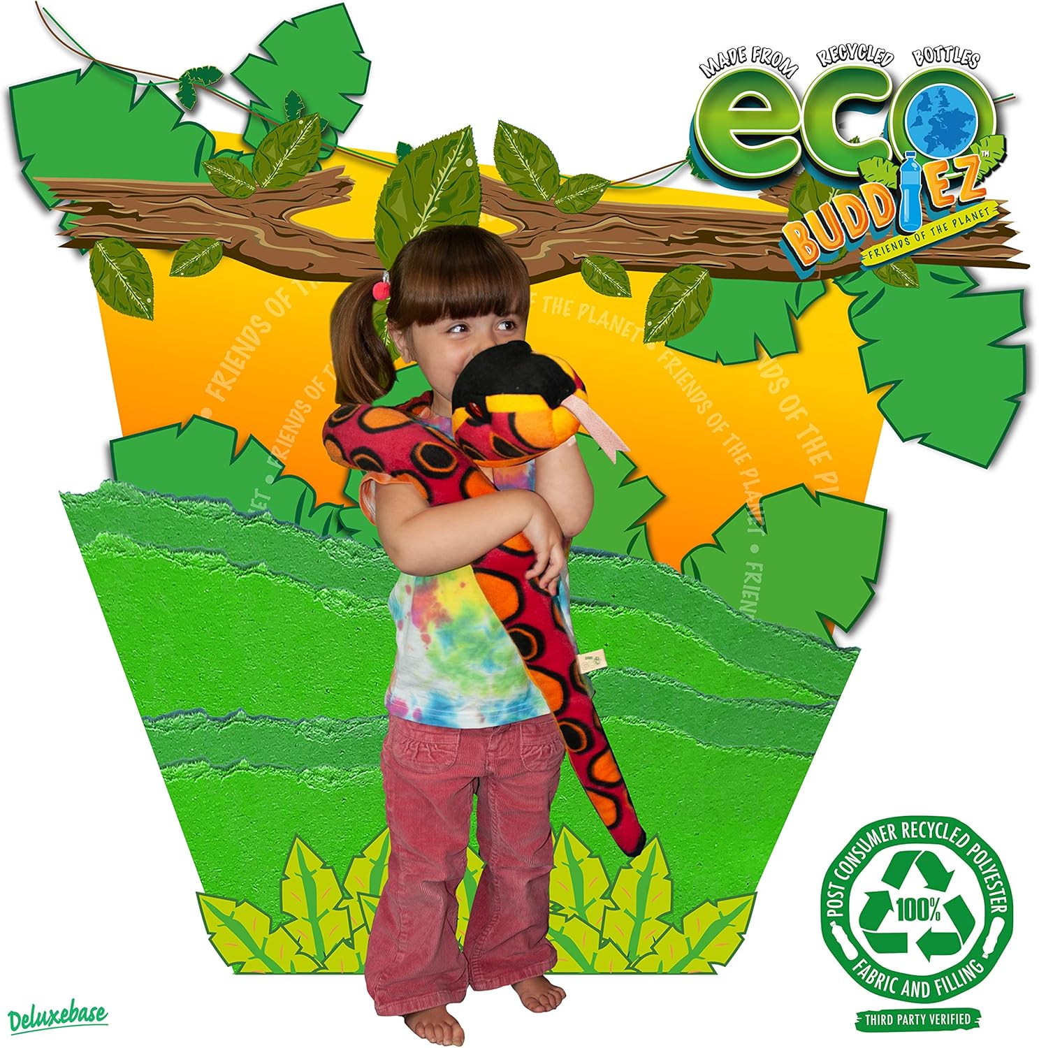 EcoBuddiez Sssnakes – Coral Snake from Deluxebase. Soft Toy (140cm ...