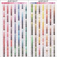 Amazon.com: ARTDOT Color Card for Diamond Painting Kits, 5D Diamond Art ...