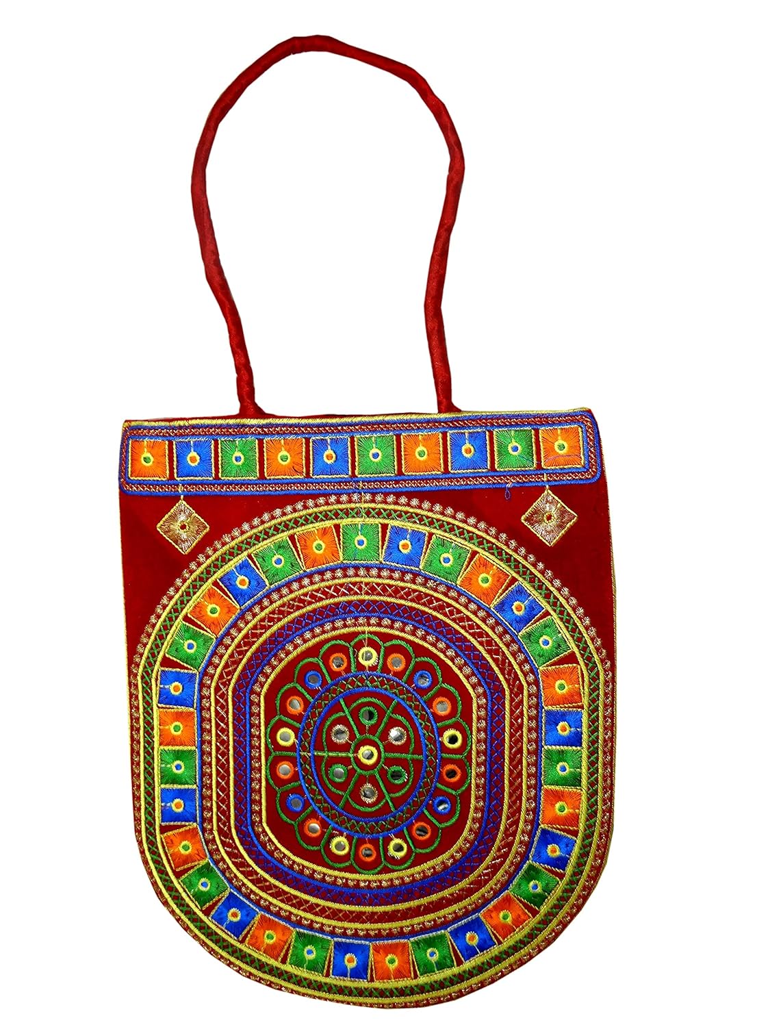 Buy Handmade Rajasthani Handbags Designer Patchwork Shoulder Tote Bag ...
