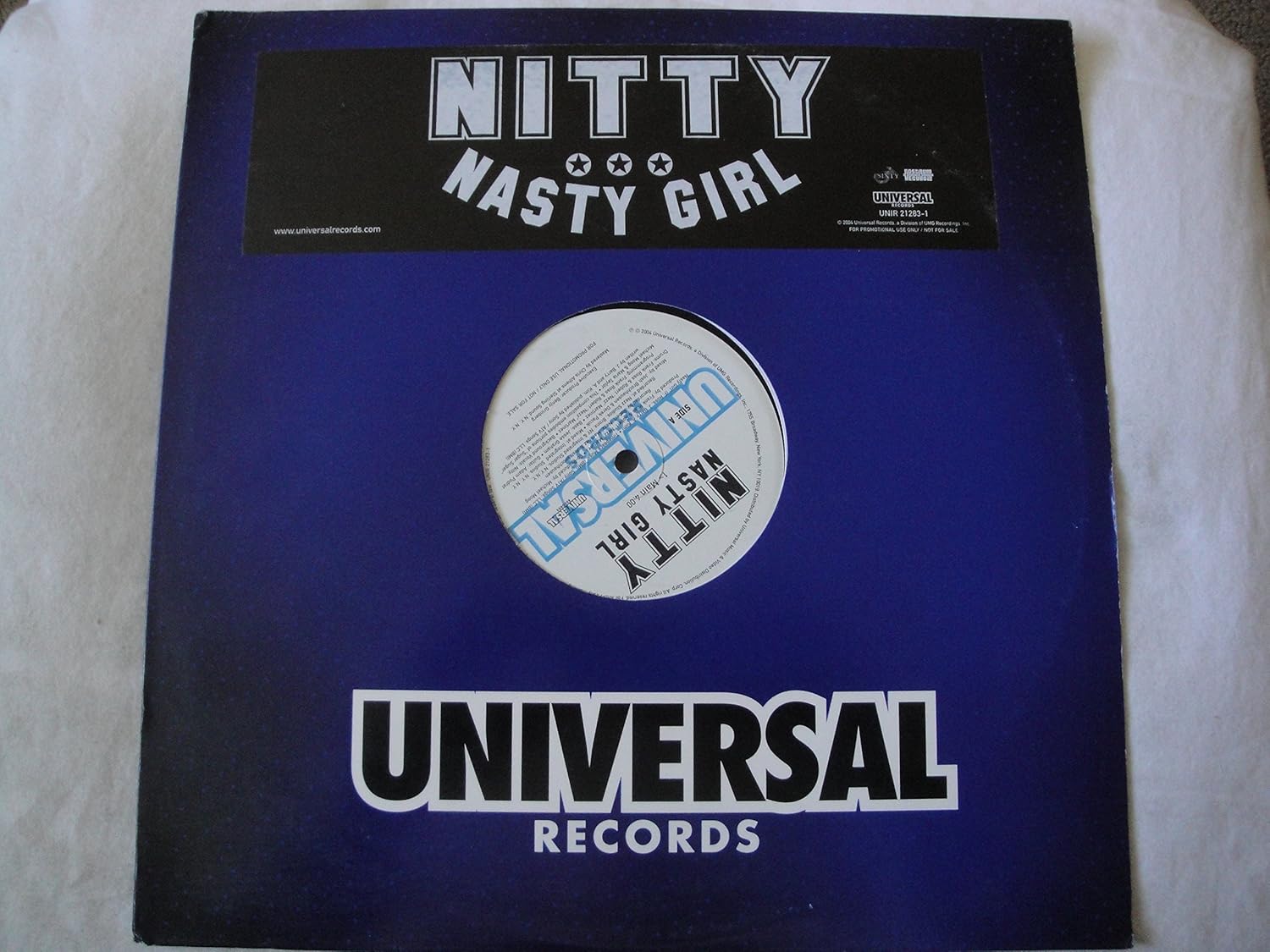 NITTY - Nitty Nasty Girl 12" Vinyl Single Universal Records Promo ...