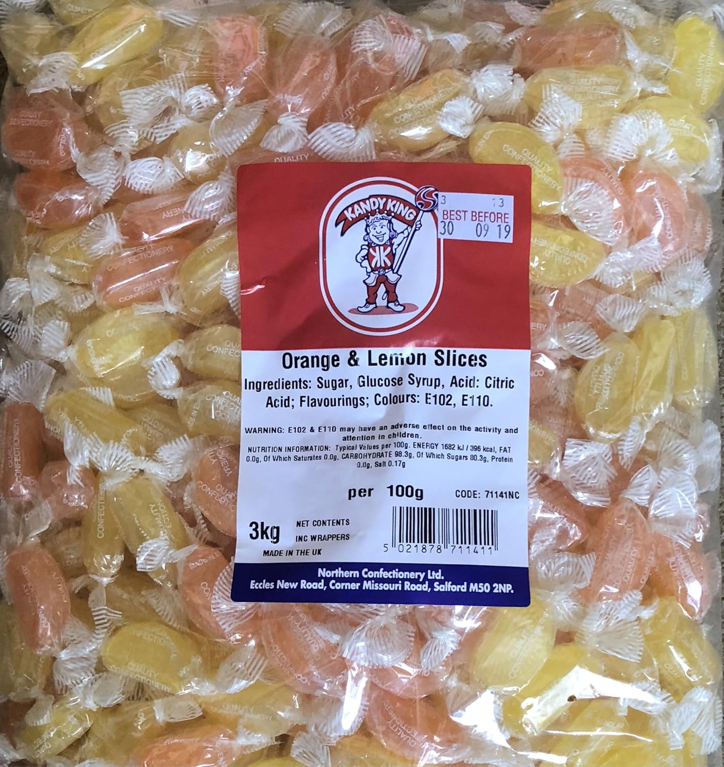 Orange and Lemon Slices Hard Boiled Retro Sweet Shop Traditional Old ...