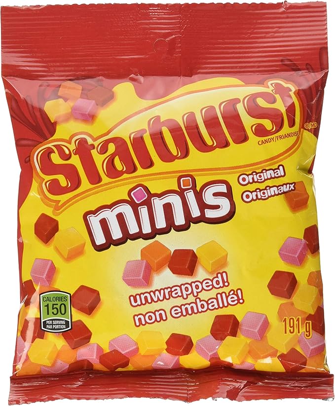 Starburst STARBURST Original MINIS 191G, 2580 Grams: Amazon.ca: Grocery