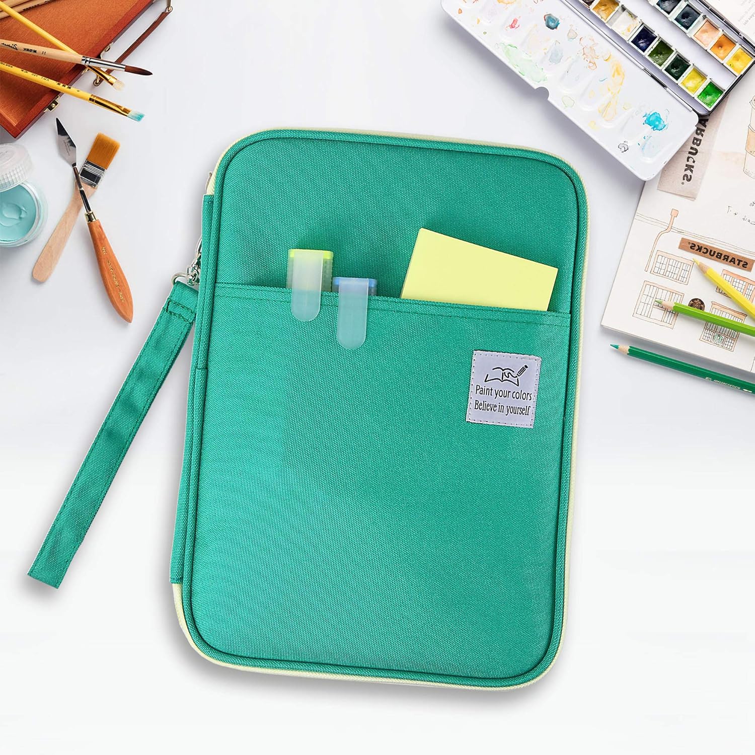 YOUSHARES 192 Slots Colored Pencil Case, Large Capacity Pencil Holder ...