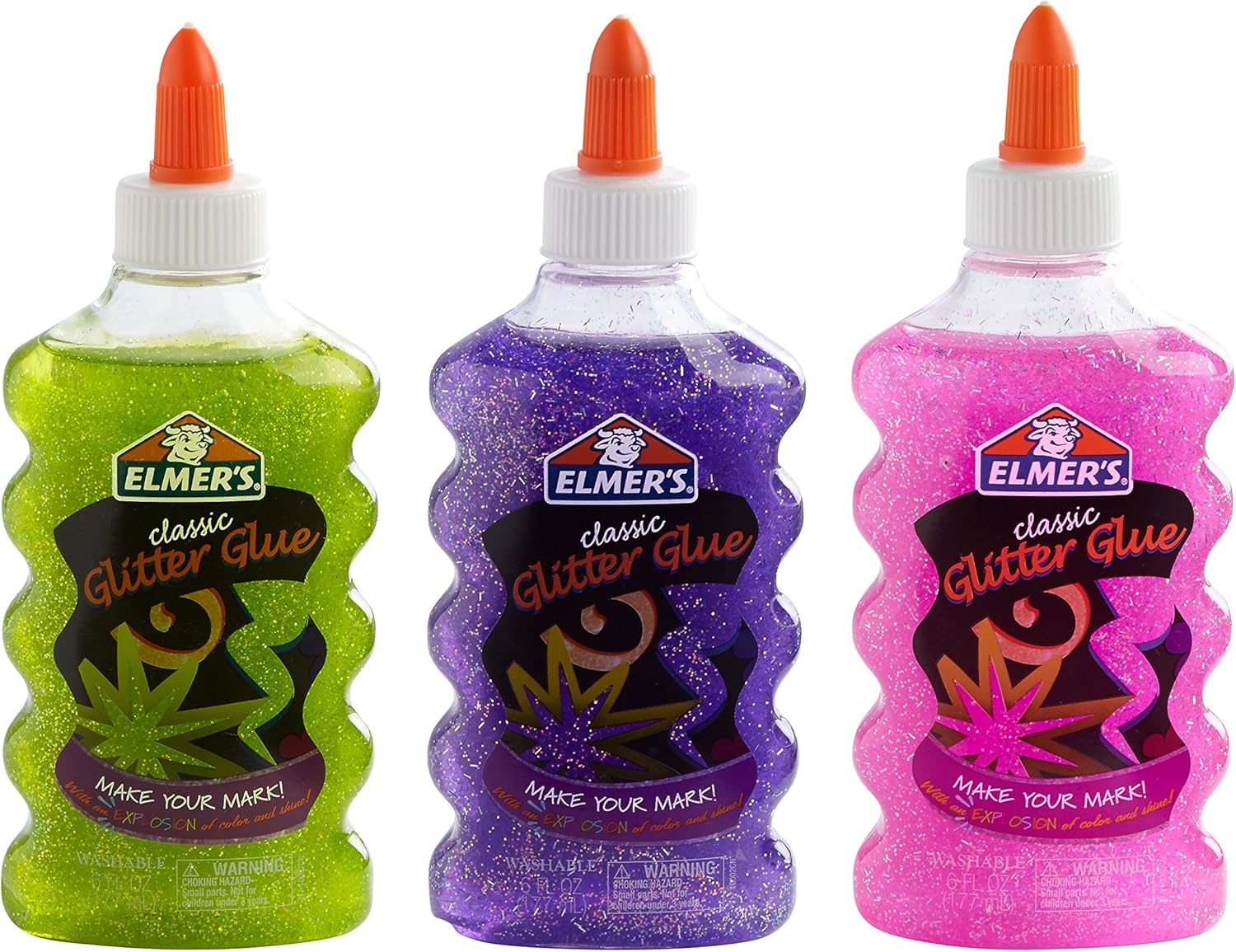 Elmer’s Liquid Glitter Glue (3 Count) – Only $3.18! - Common Sense With ...