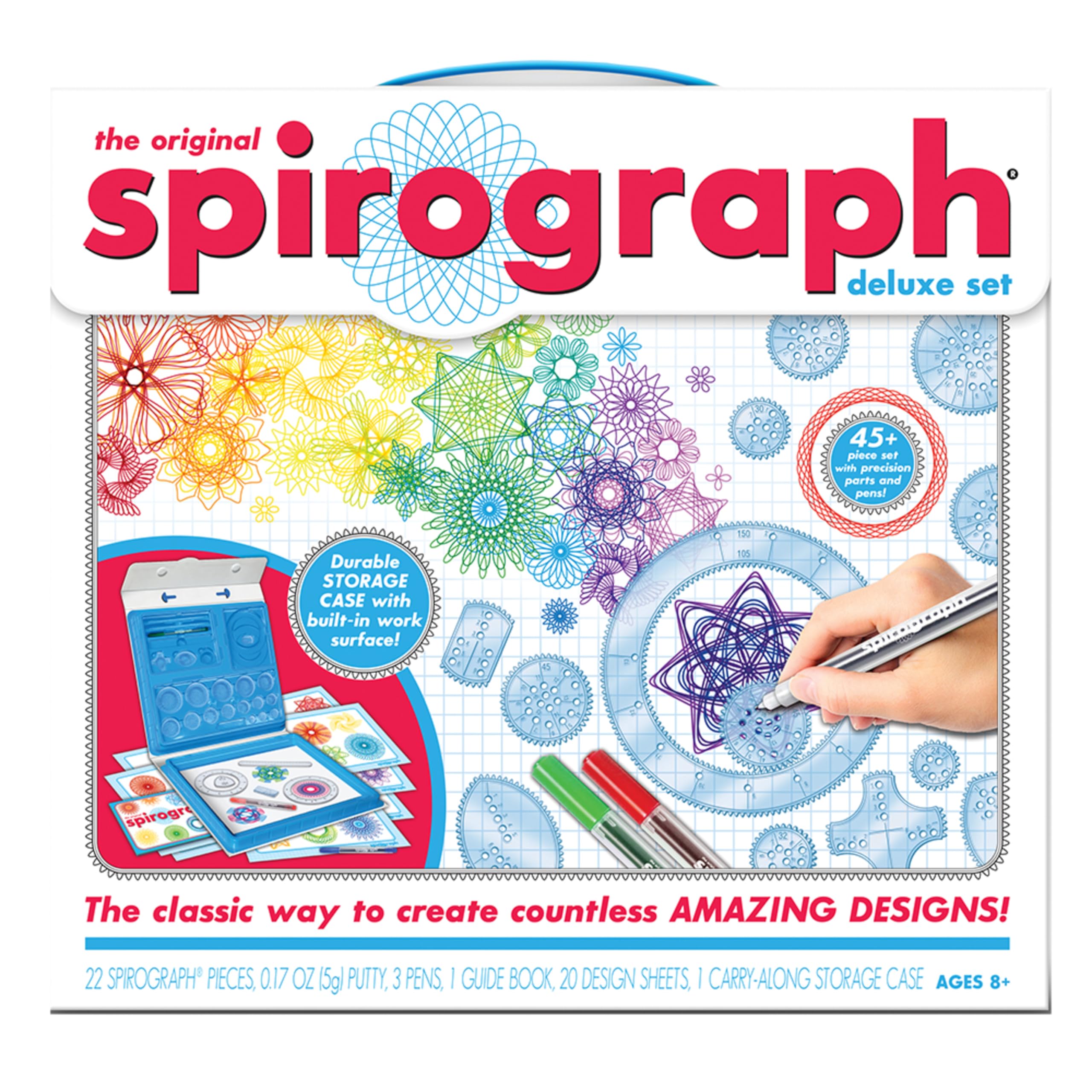Mua The Original Spirograph Deluxe Set, Arts and Crafts For Kids 8-12 ...