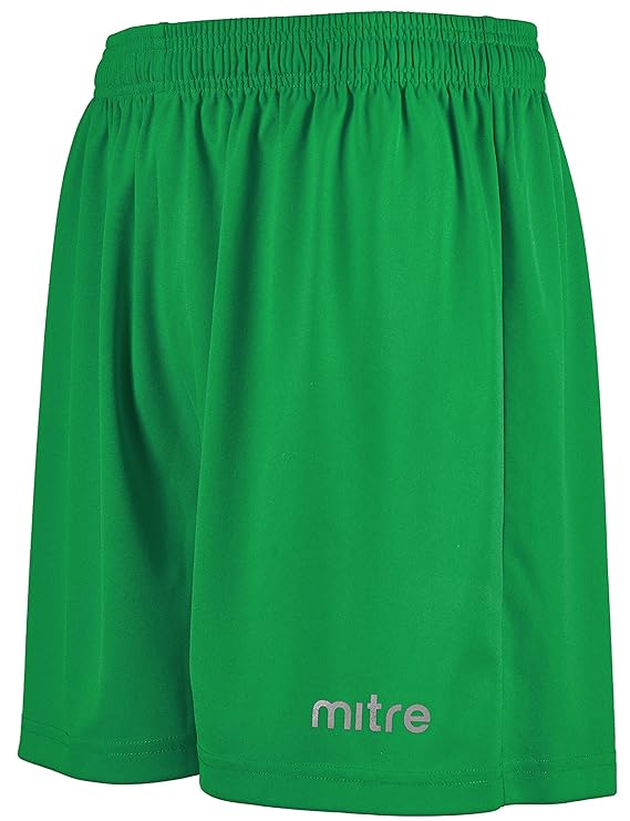 Mitre T50101 Metric Football Men's Shorts, Green (Emerald) - MY (waist ...