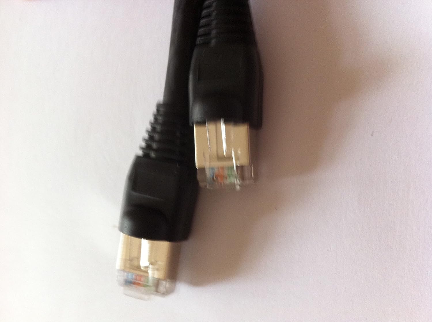 Heavy Duty 0.6M Cat6 Shielded Network Cable, 60cm, FTP, Black Ethernet ...