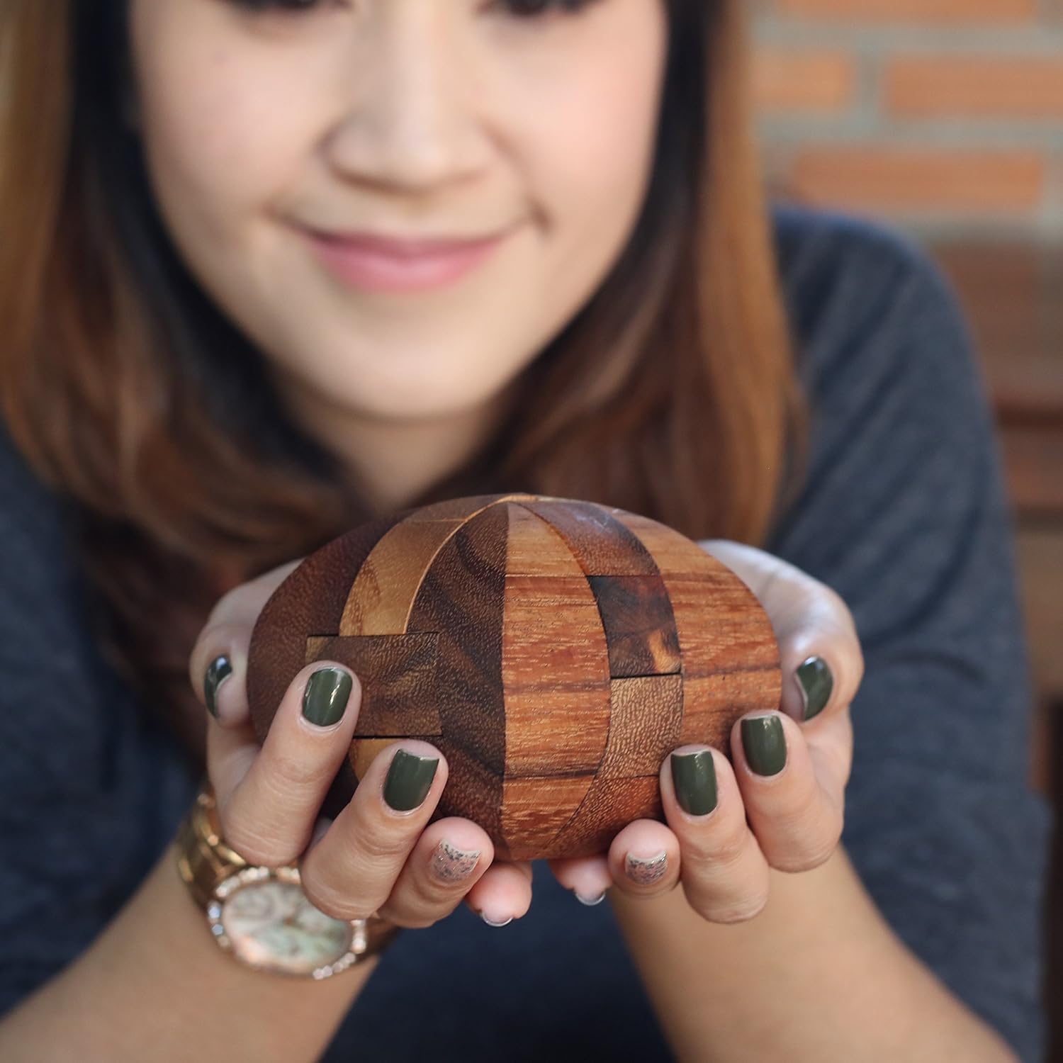 SiamMandalay Ascher: Handmade & Organic 3D Brain Teaser Wooden Puzzle ...