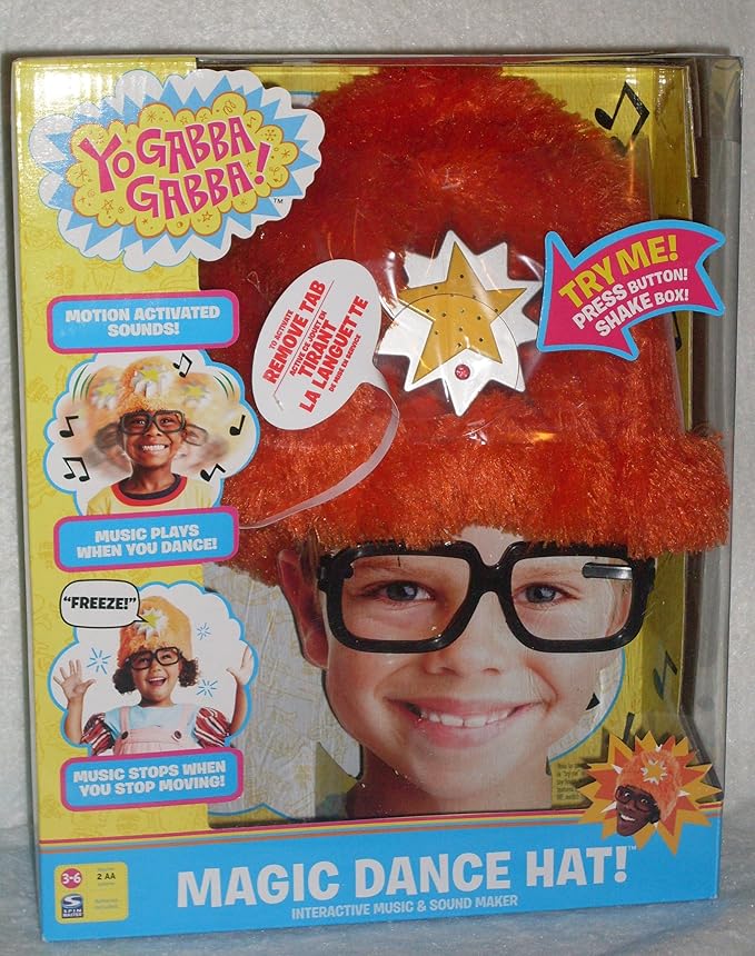 Yo Gabba Gabba DJ Lance Dance Hat: Amazon.co.uk: Toys & Games