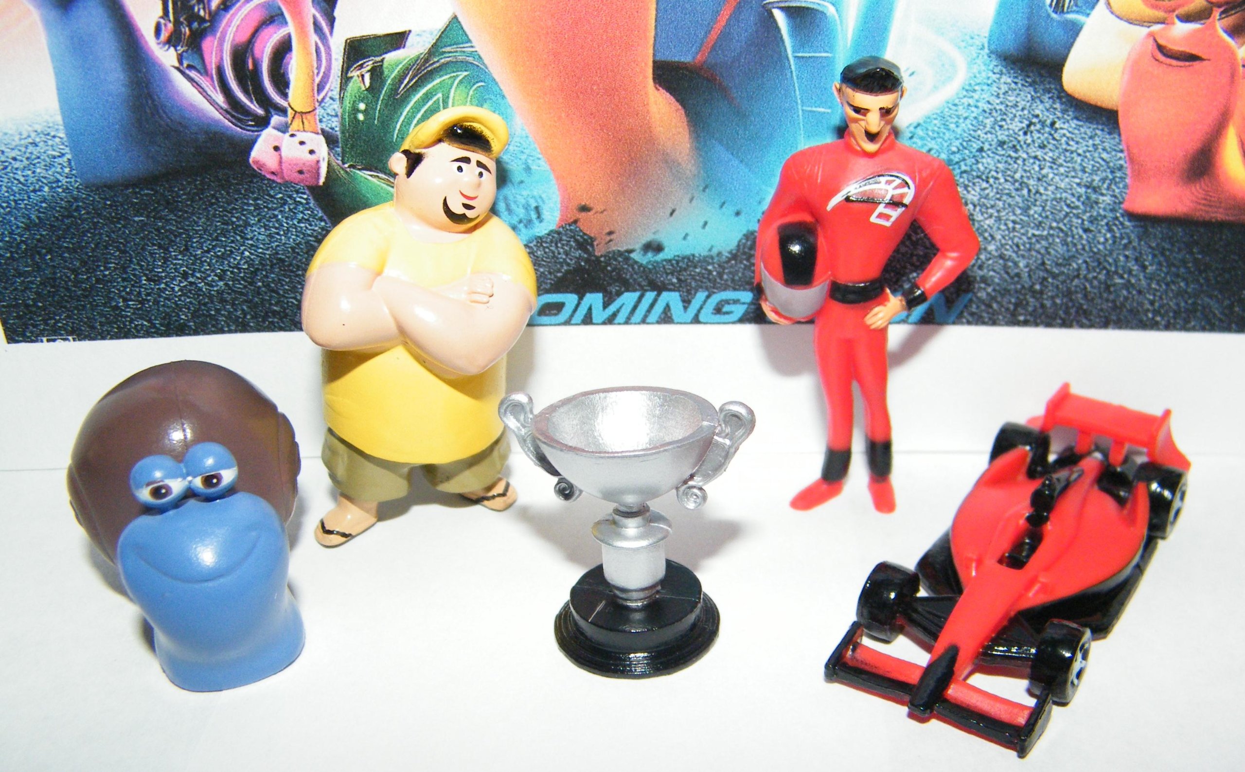 Turbo Movie Deluxe Figure Cake Toppers / Cupcake Party Decorations Set ...