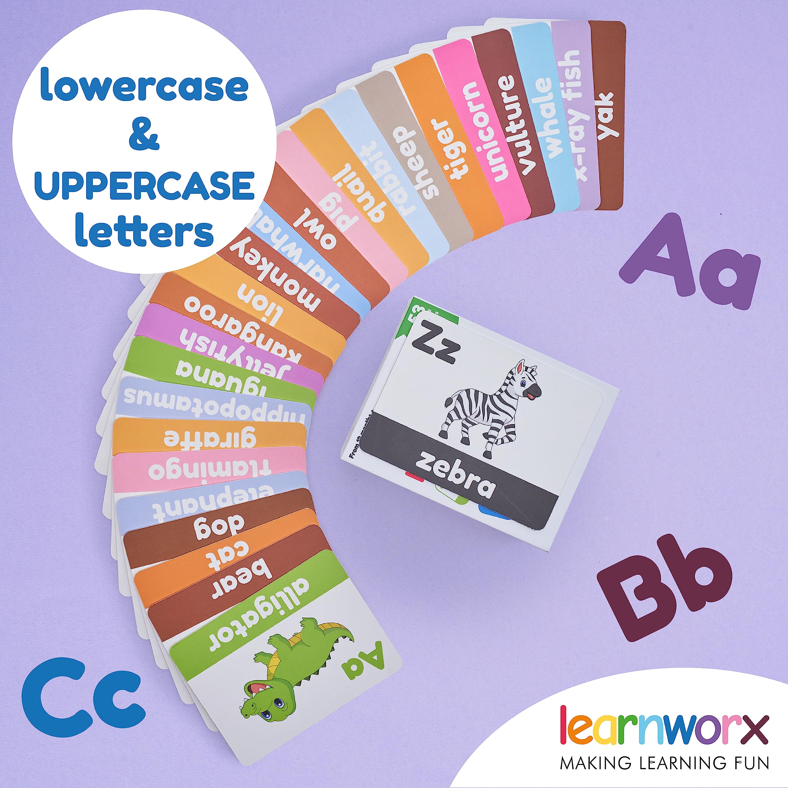 Mua Alphabet Flash Cards for Toddlers | Award-Winning | 52 ABC ...