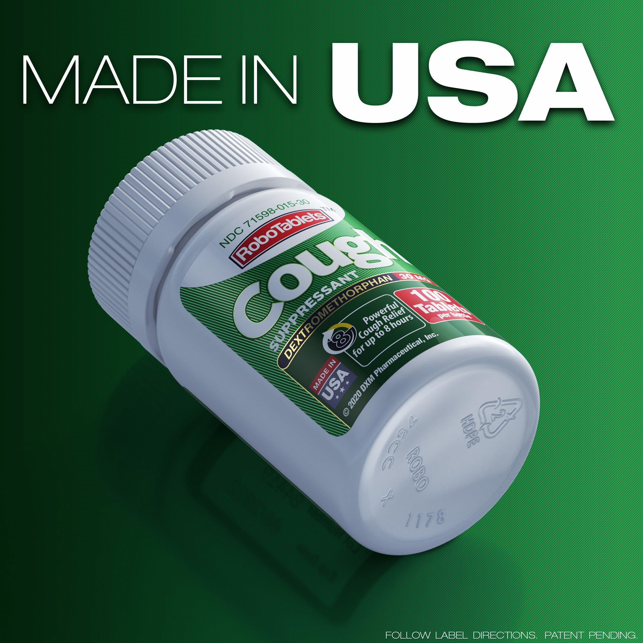 Mua RoboTablets Cough Suppressant, Dextromethorphan 30mg, 100 Doses ...