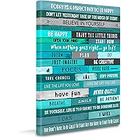 Amazon.com: Istrion Inspirational Wall Art Framed Canvas 12 x 16 in ...