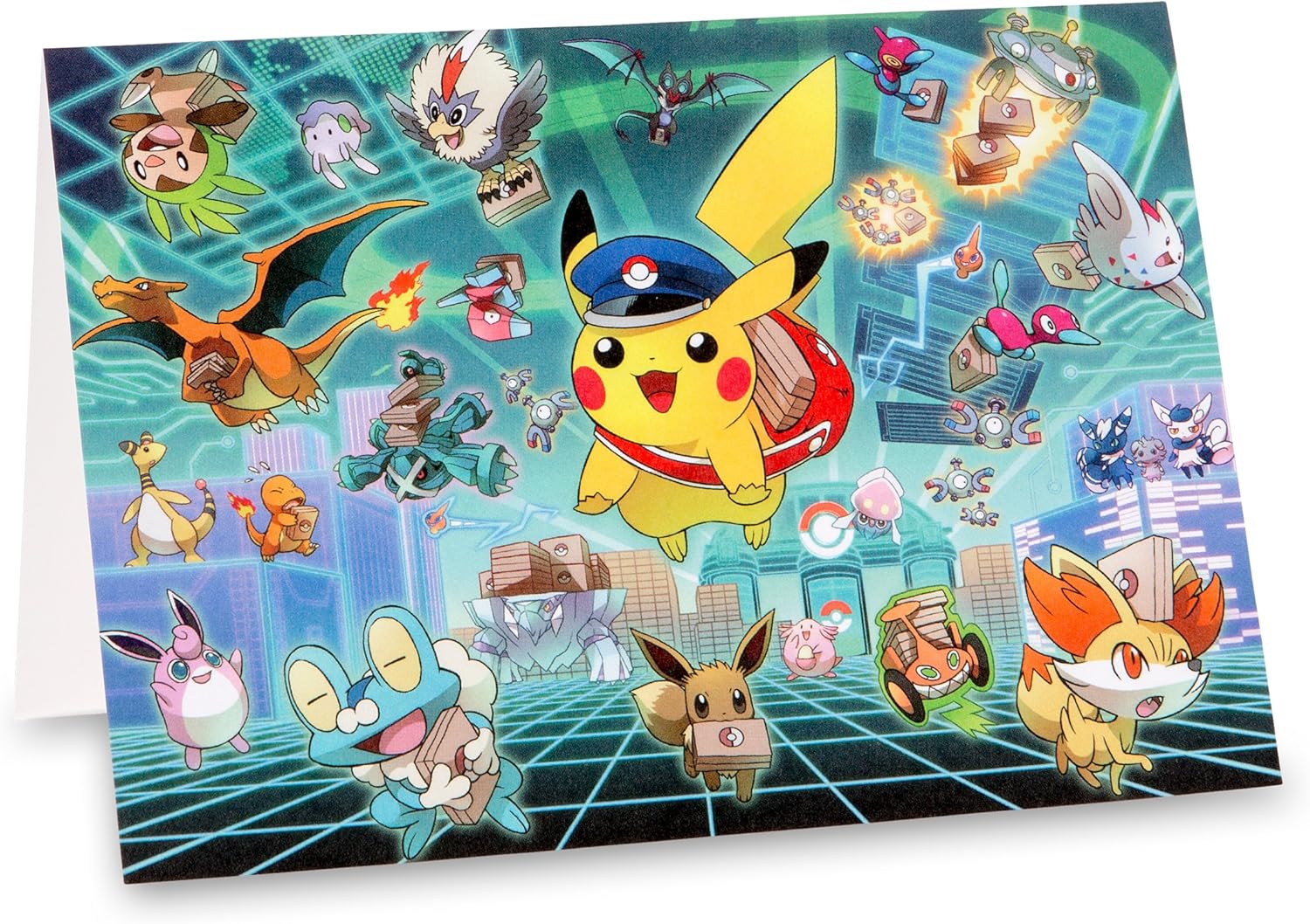 Amazon.com : Special Delivery Pikachu Note Card Set (10 Cards, Seals ...
