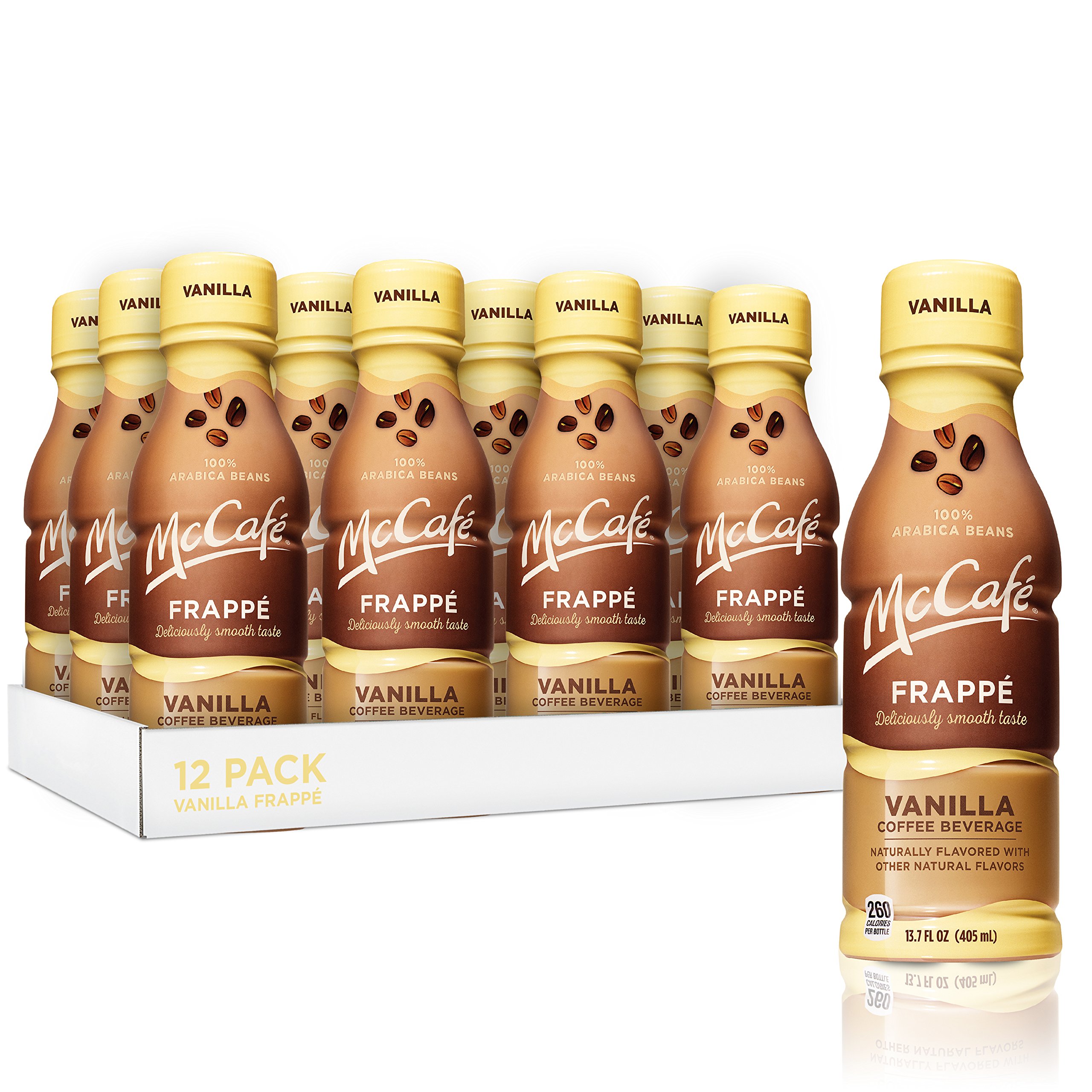 Amazon.com : McCafe Frappe Coffee Beverage, Caramel, 13.7 Fluid Ounce ...