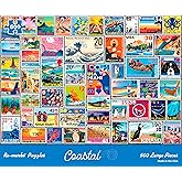 Amazon.com: Re-marks State Flowers Stamp Collage Jigsaw Puzzle, 500 ...
