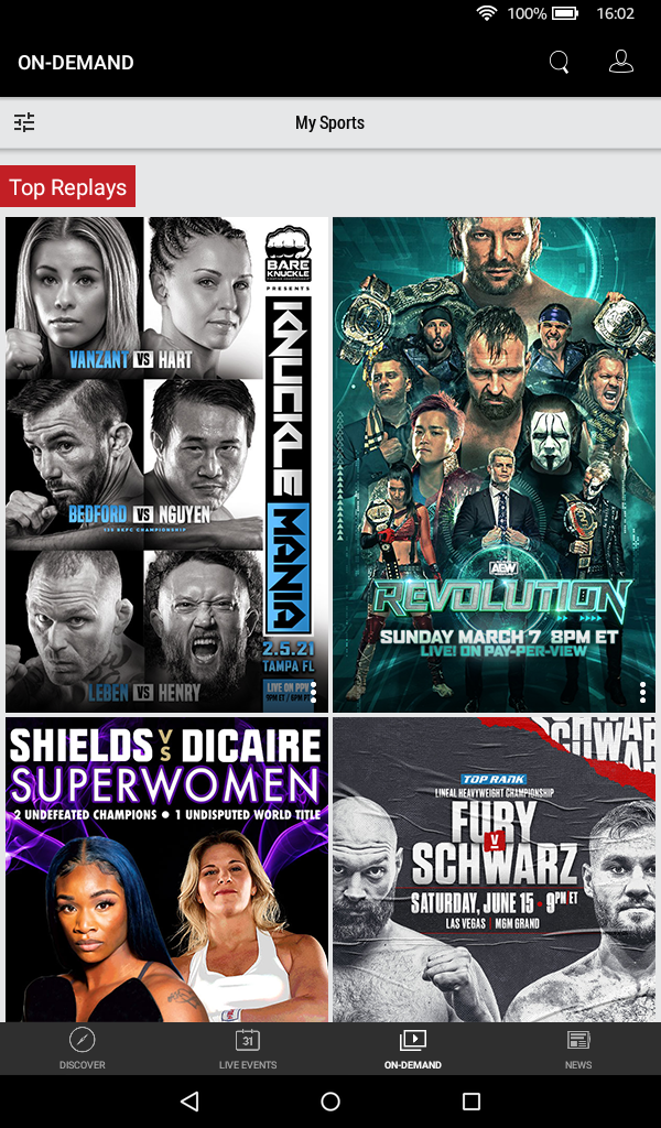 FITE - Boxing, Wrestling, MMA and more: Amazon.ca: Appstore for Android