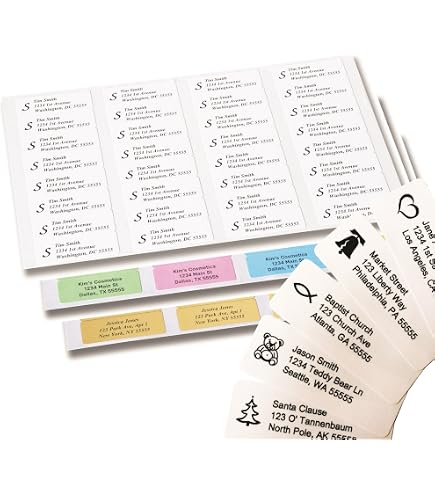 Custom Address Labels Aazon.co : Red Foil Rolled With Dispenser U2013 ...