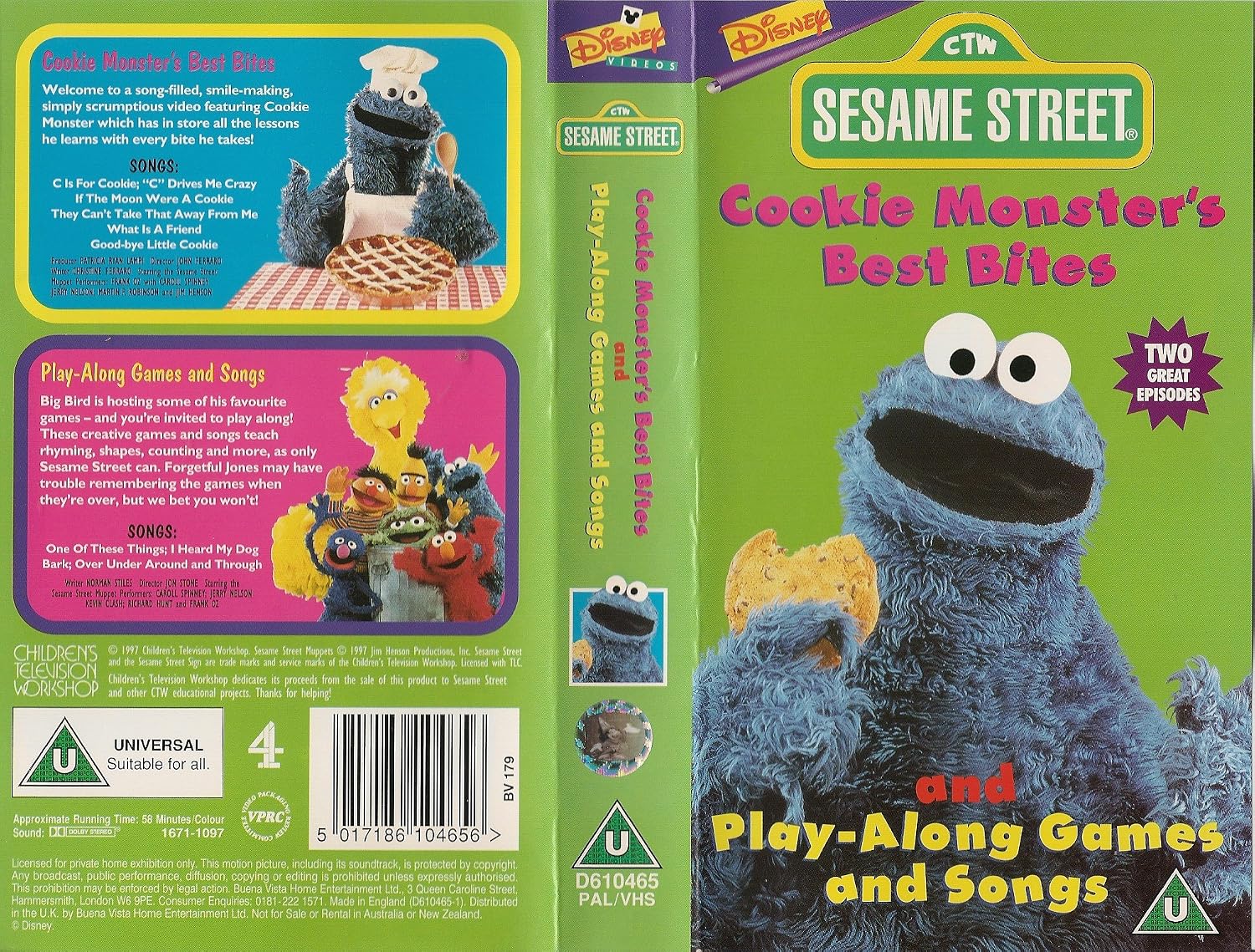 Sesame Street: Cookie Monster's Best Bites / Play-Along Games and Songs ...