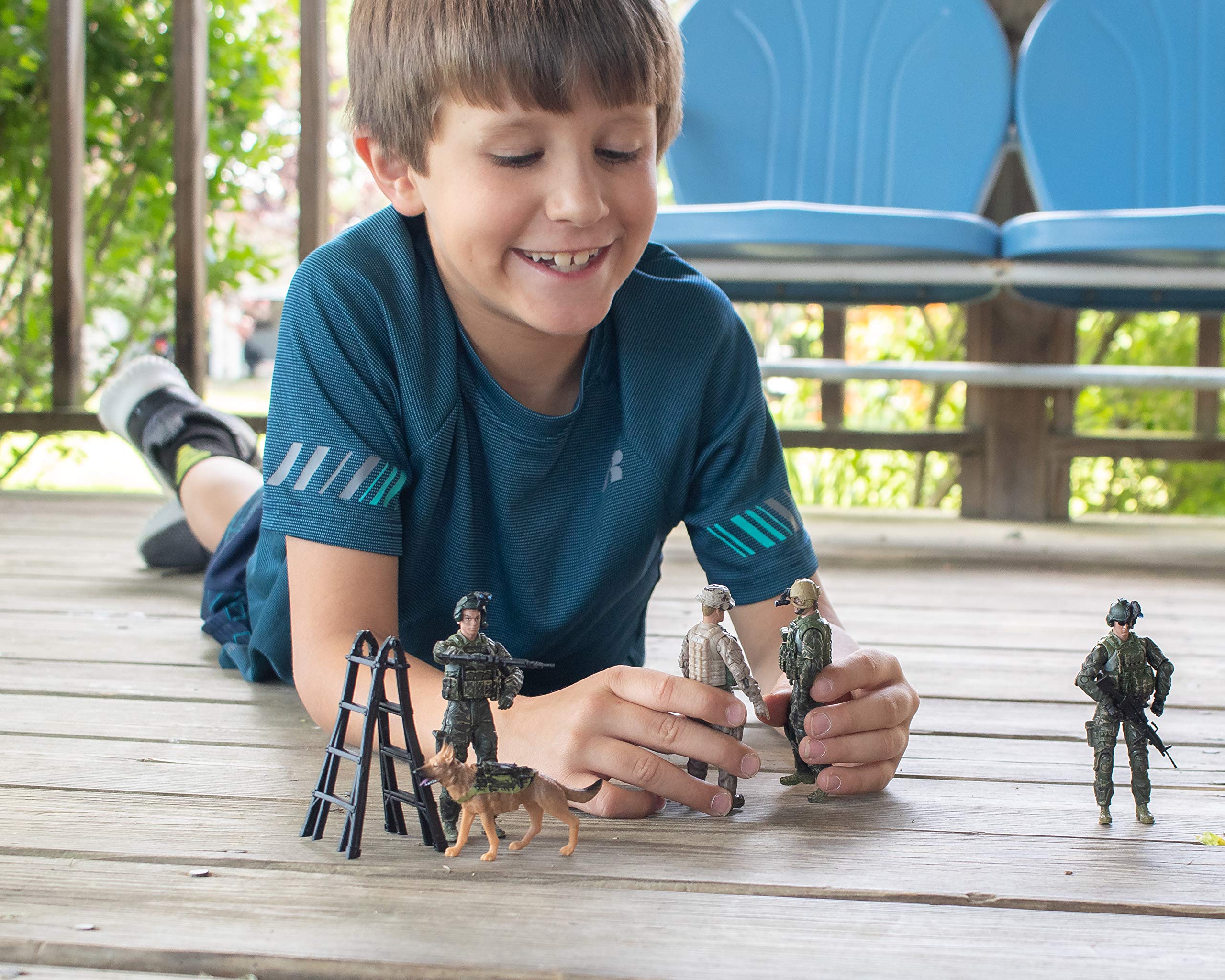 Sunny Days Entertainment Elite Force Army Ranger Action Figures – 5 ...