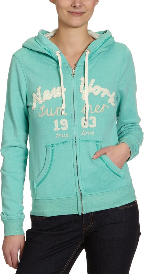 ONLY Damen Sweatshirt, 15064472, Gr. 38 (M), Grün (BRIGHT AQUA): Amazon ...