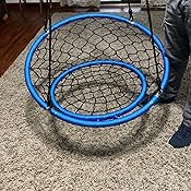 Amazon.com: Serenelife Hanging Netted Seat Swing - 35.5" Inch Kids ...